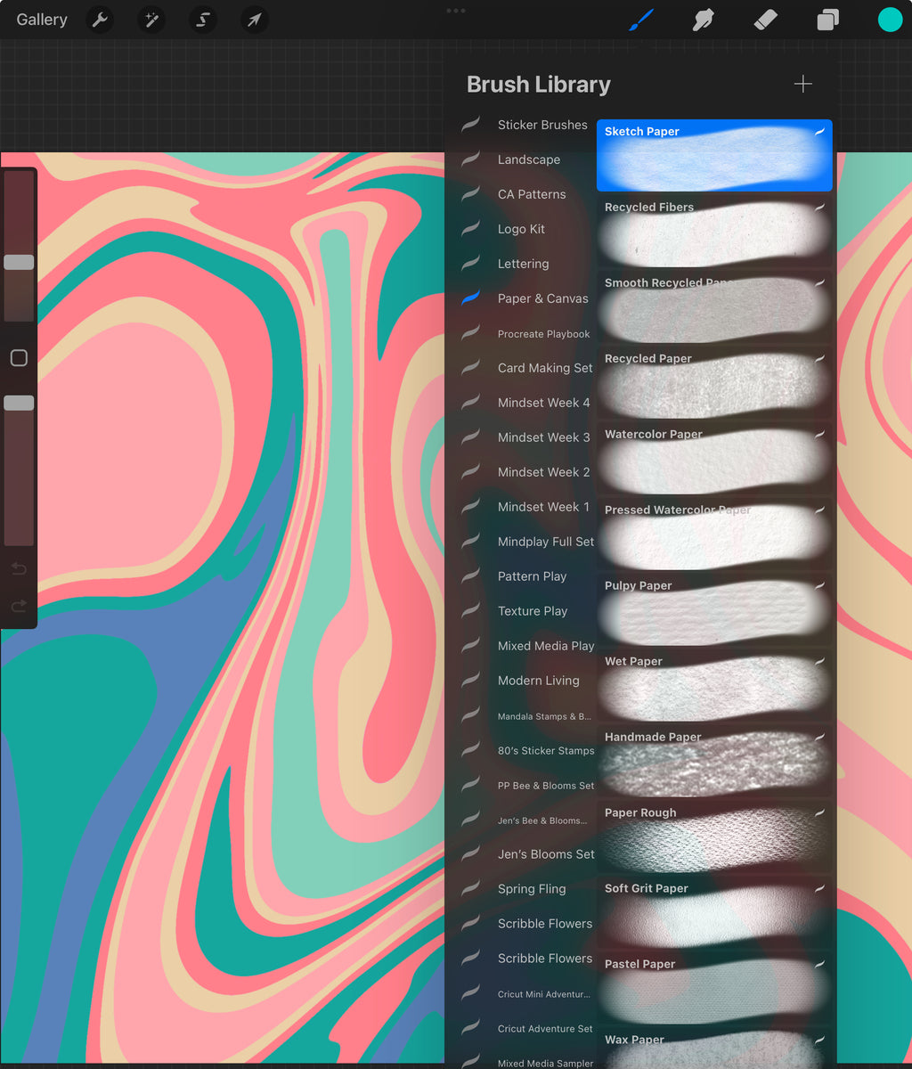 Paper & Canvas Procreate Brushset – Well Crafted Studio